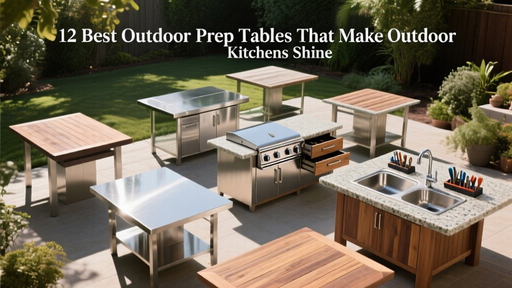 12 Best Outdoor Prep Tables That Make Outdoor Kitchens Shine